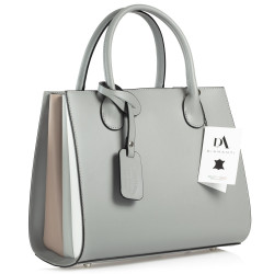 Geanta dama din piele naturala DiAmanti Franca Rosso